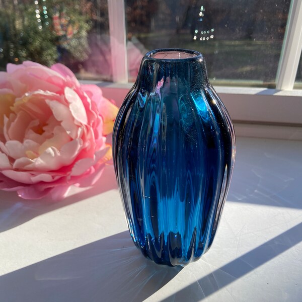 Fluted Vase - Etsy