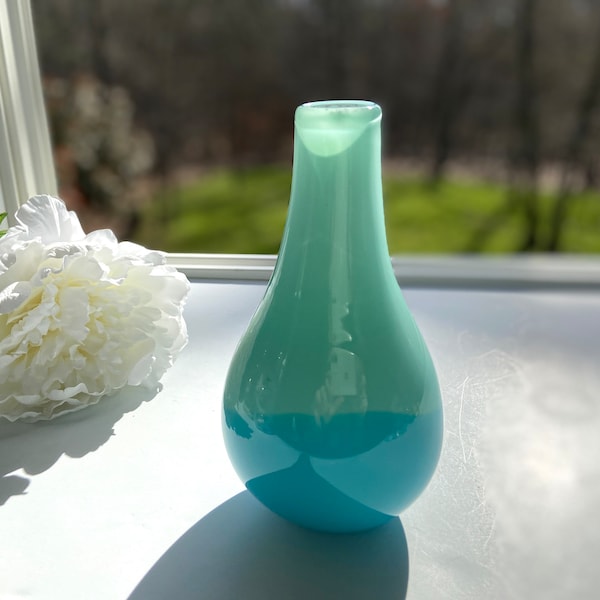Turquoise Vase - Etsy