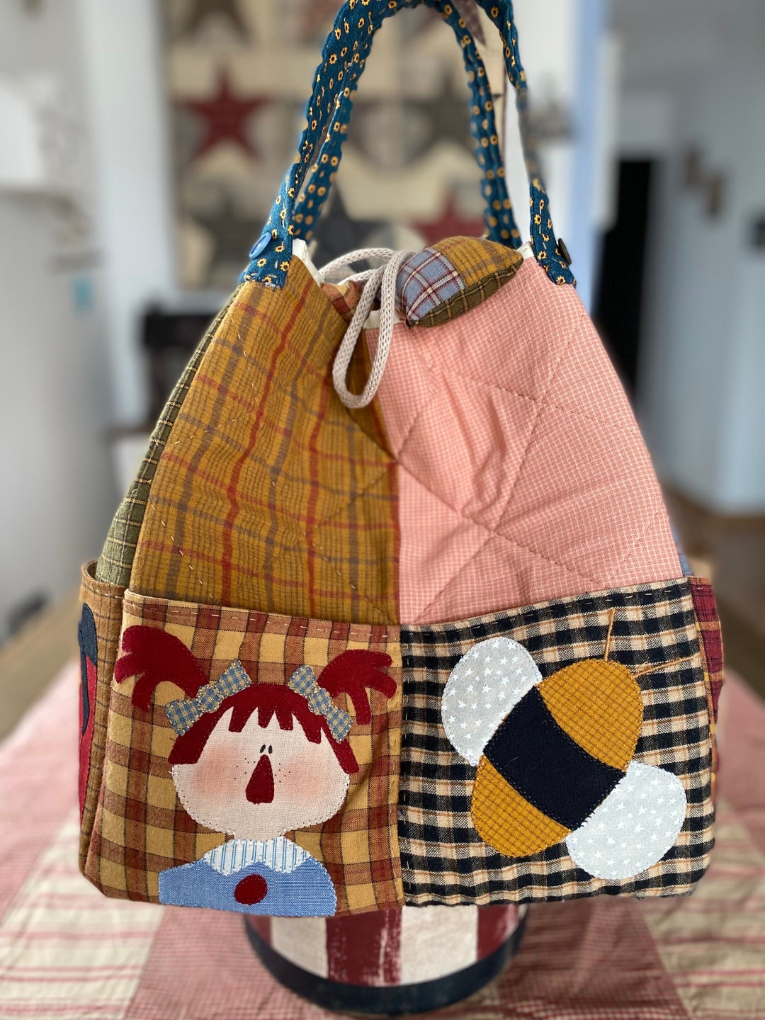 Sue's Sewing Bag PDF Sewing Pattern in Italian and Spanish - Etsy