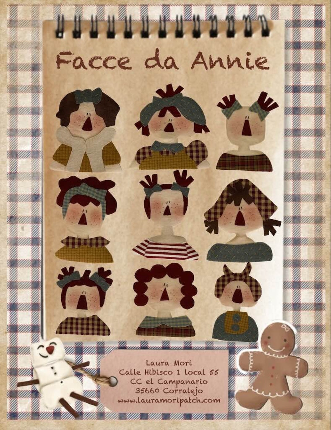 Faces From Annie PDF Sewing Pattern in Italian and Spanish - Etsy