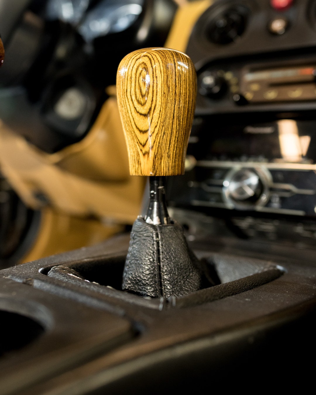 Zebra Wood Shift Knob Universal - Etsy