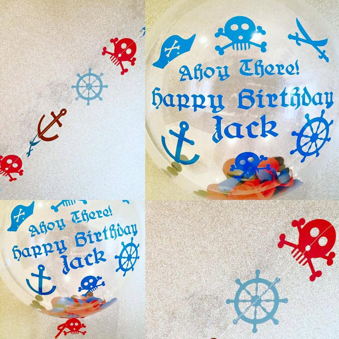 Personalised Confetti Bubble Balloon in A Box - Etsy