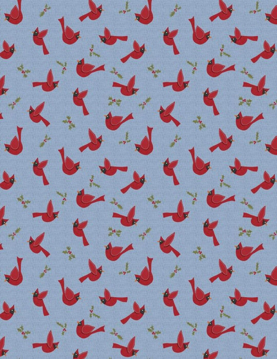 Cozy Critters Fabric Wilmington Fabric Cardinal Birds 11165 - Etsy