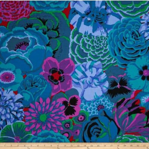 Kaffe Fassett Fabric Dream GP148 Magenta Floral Flowers 100% - Etsy