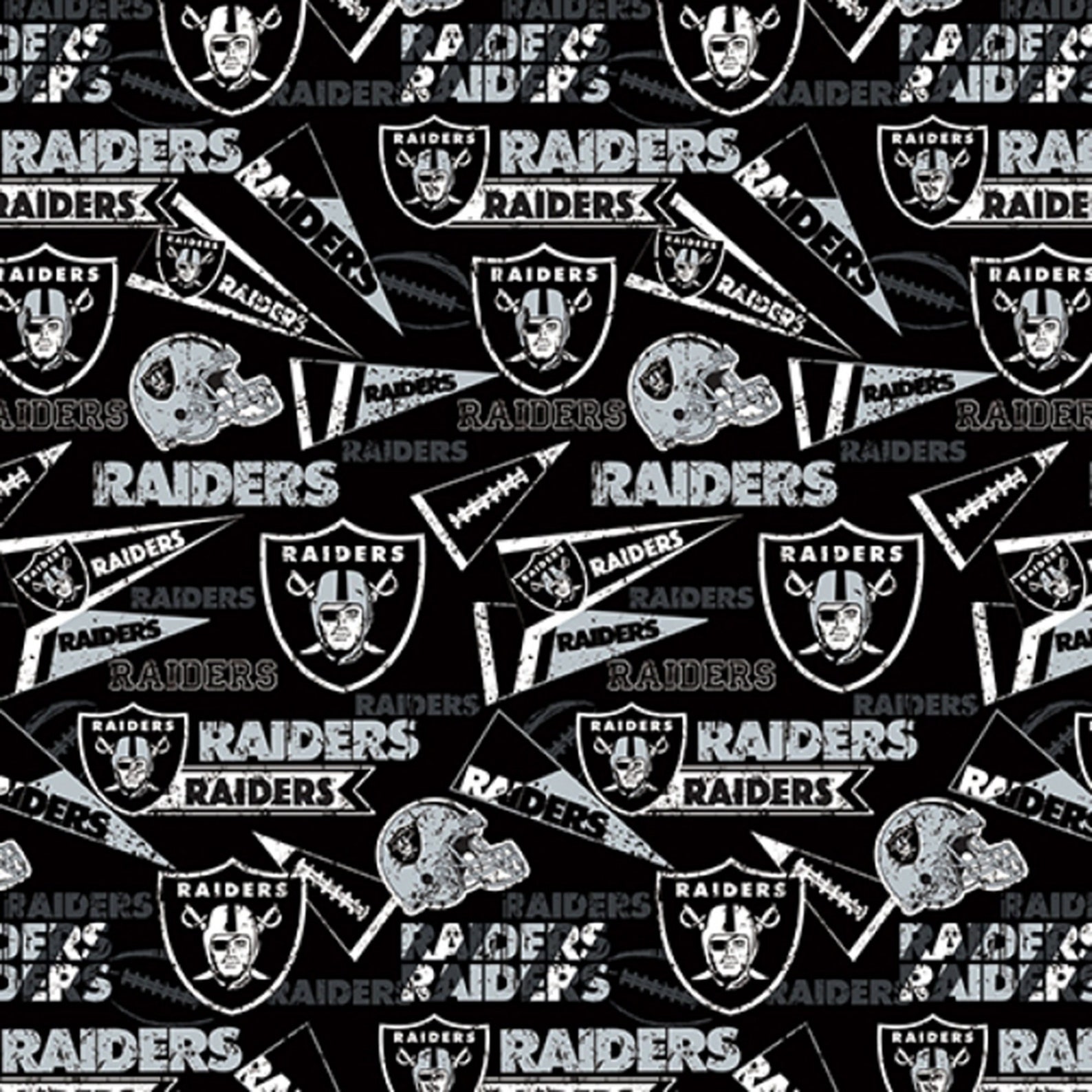 Las Vegas Raiders Fabric NFL National Football League Fabric - Etsy