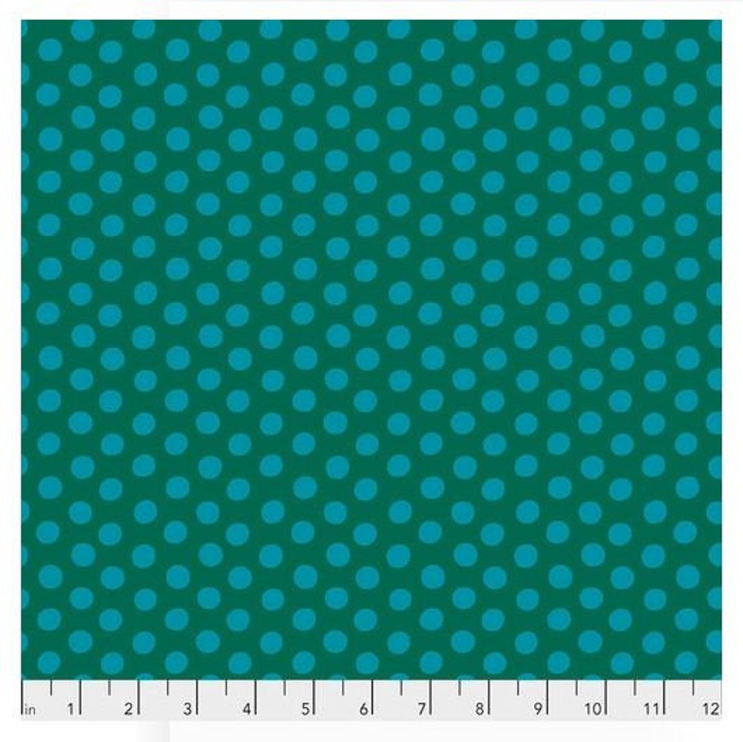Kaffe Fassett Fabric Spot GP70 Pacific Polka Dot 100% Cotton Fabric by ...