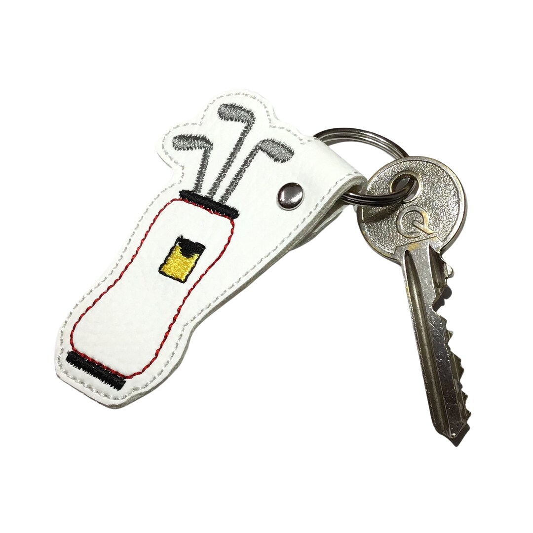 Golf Bag Key Fob, Golf Bag Key Ring, Golfing Gifts, Gifts for Golf ...