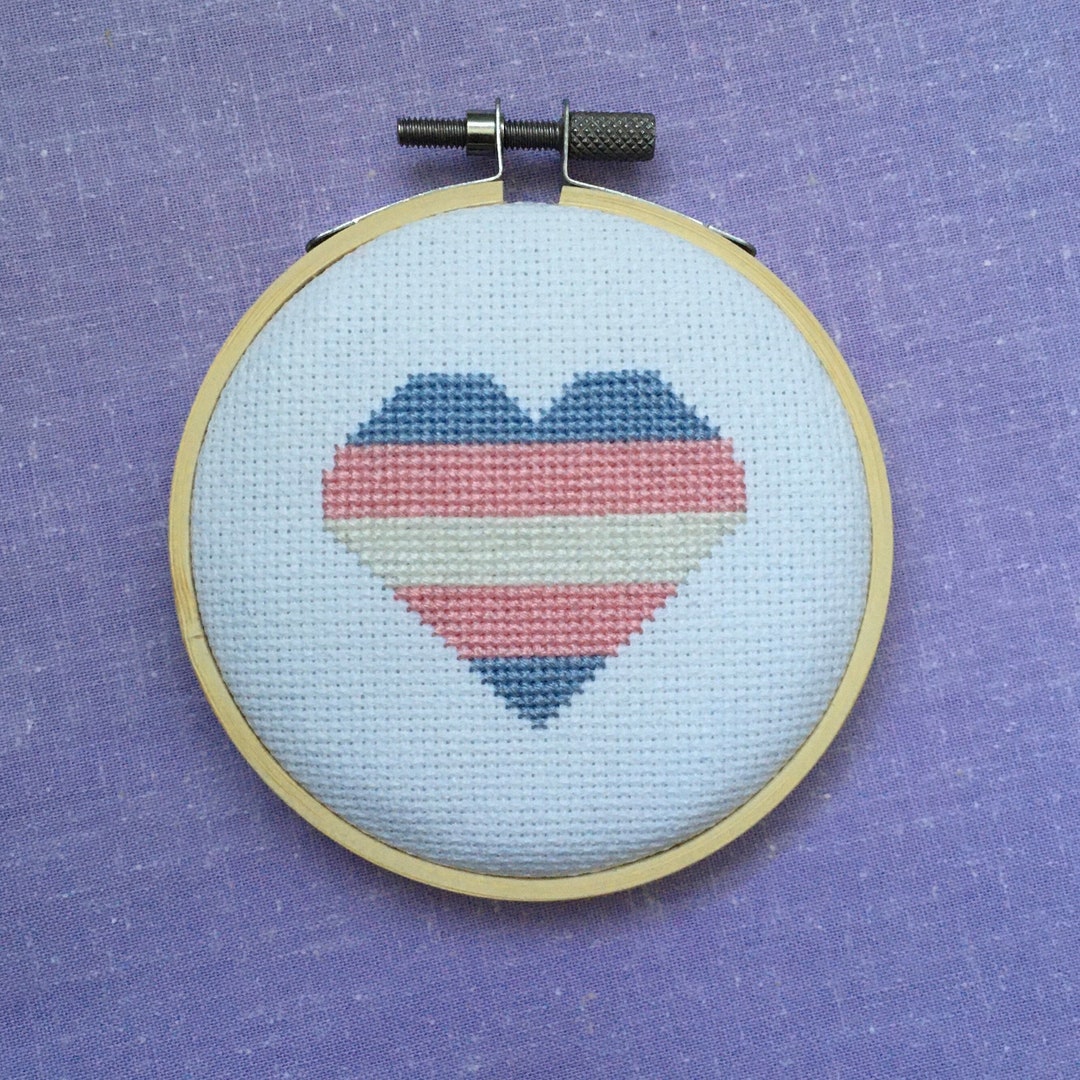 Trans Pride Heart - Etsy