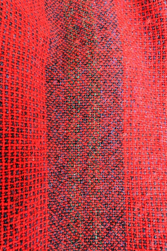 1980s Pure Wool Irish Tweed Red Coat from Triona Desi… - Gem