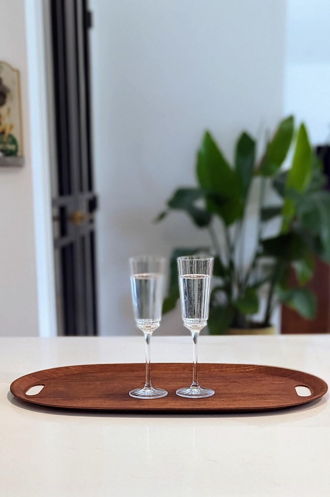 Mid Century Scandinavian Long Teak Tray With Handles by Swedish Ary ...