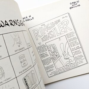 Arbeit Ist Die Hölle work is Hell by Matt Groening 1990 - Etsy