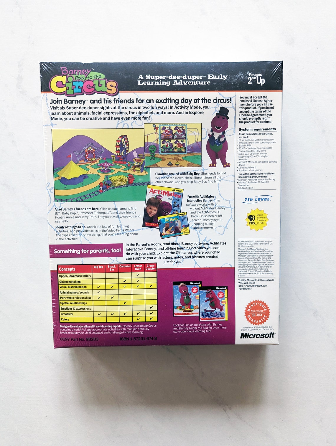 Barney Goes to the Circus Barney and Friends A Super-dee-duper Early ...