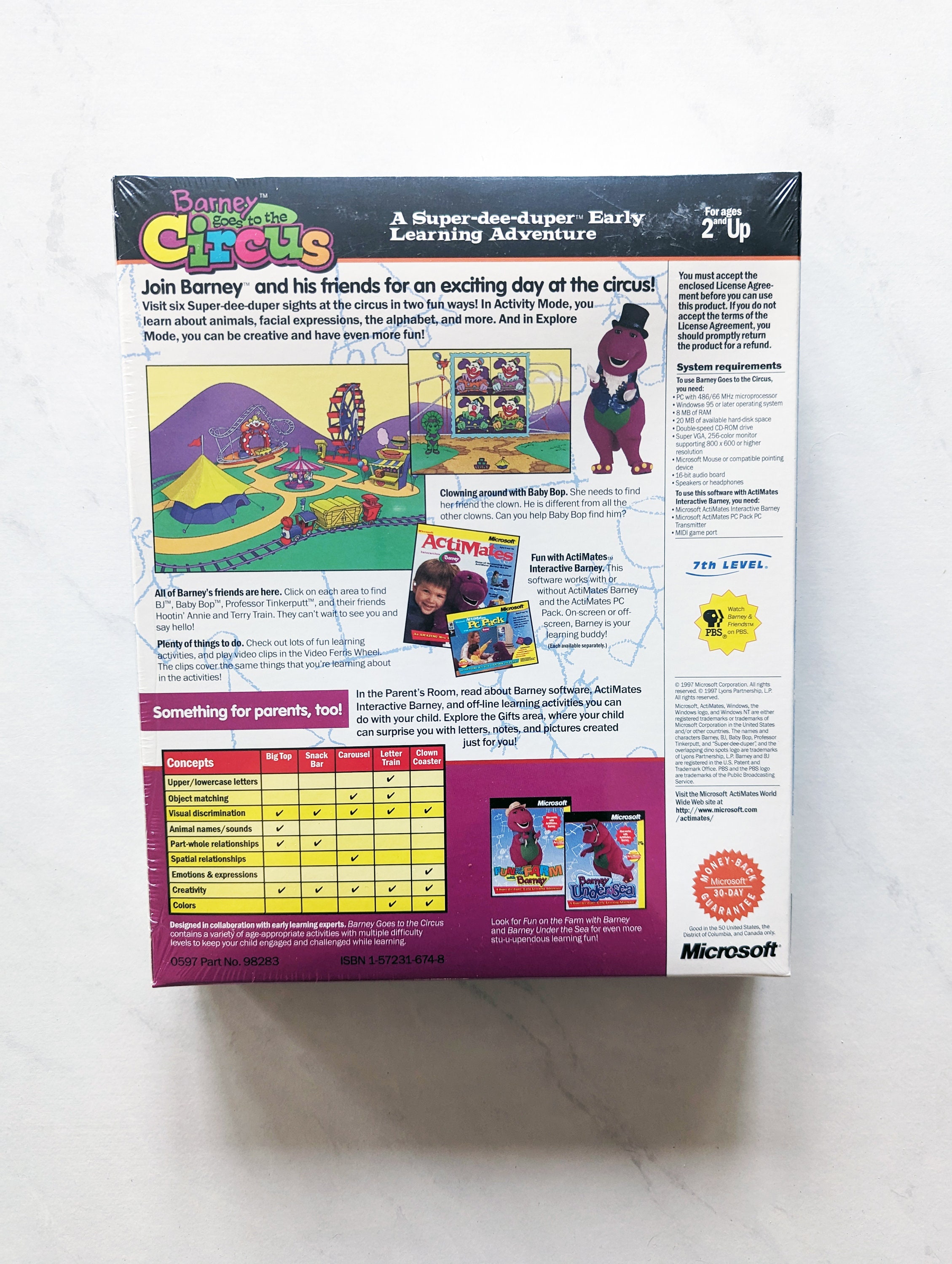 Barney Goes to the Circus Barney and Friends A Super-dee-duper Early ...