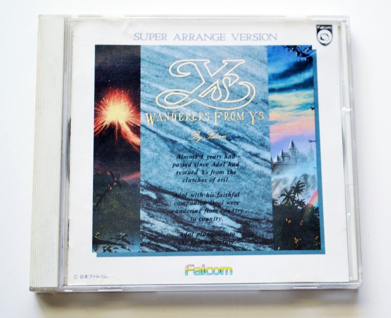 Ys Wanderers From Ys Super Arrange Version Soundtrack 1989 Ultra Rare ...