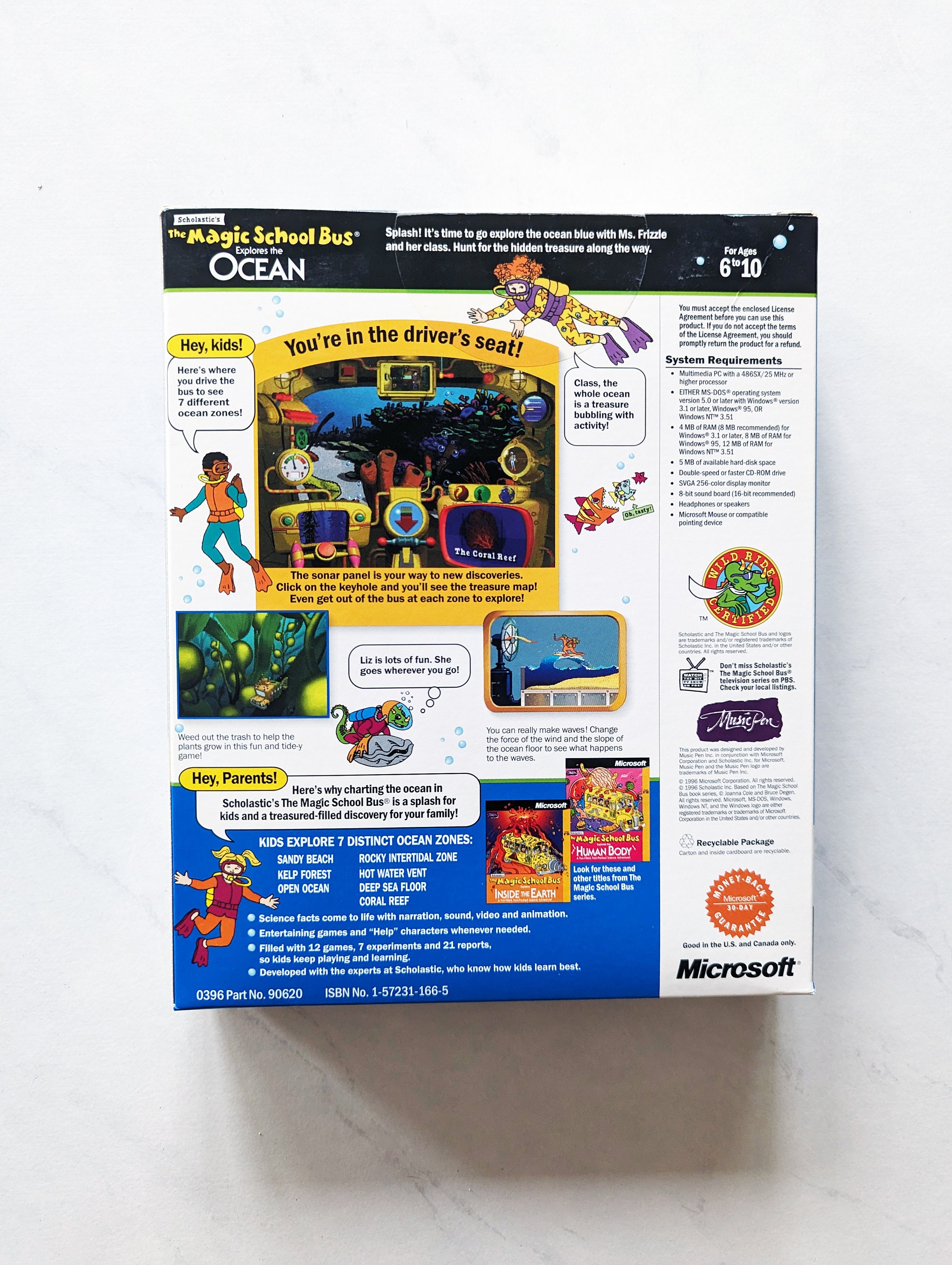 Scholastic's the Magic School Bus Explores the Ocean PC CD-ROM ...
