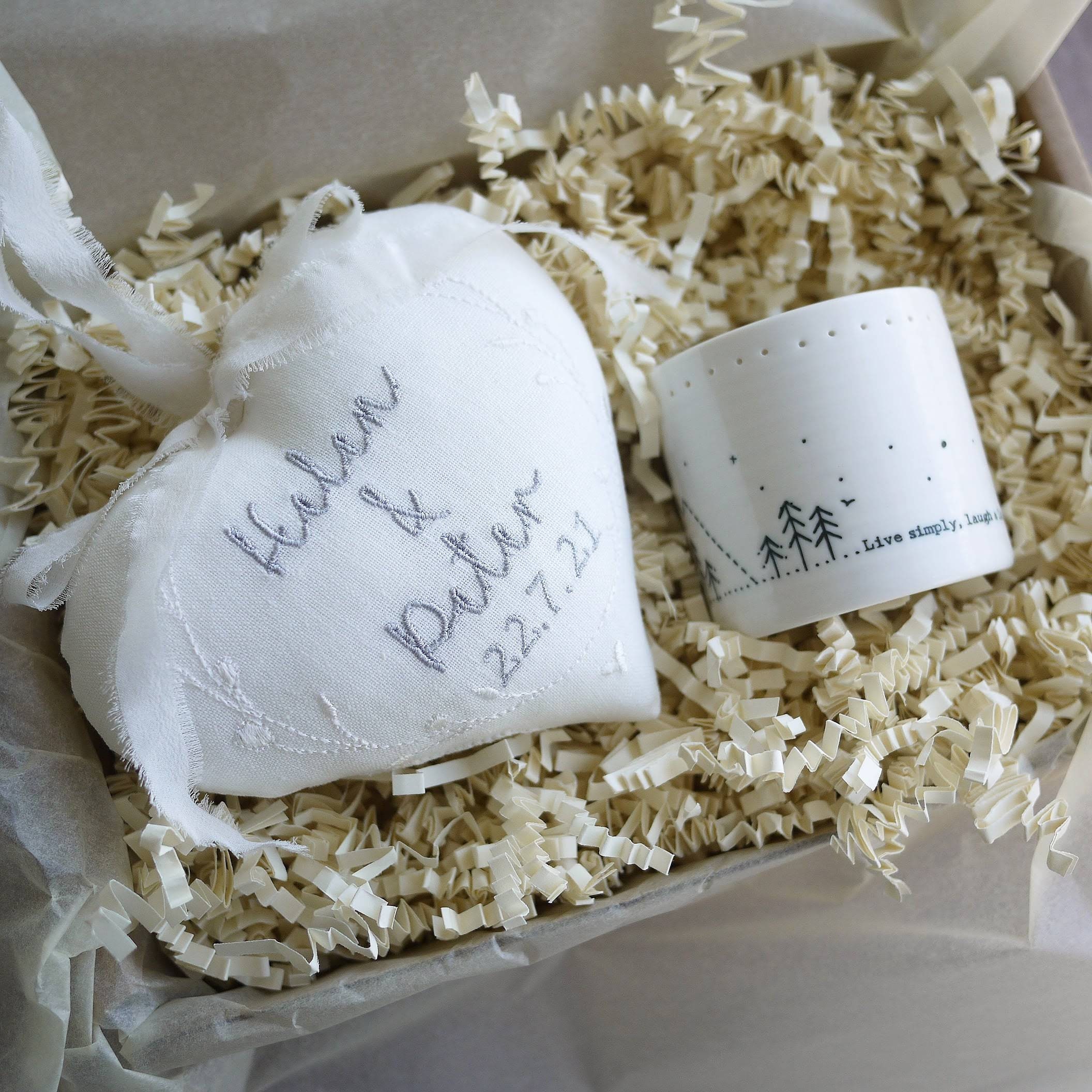 Cadeau de mariage personnalisé cadeau de mariage panier | Etsy