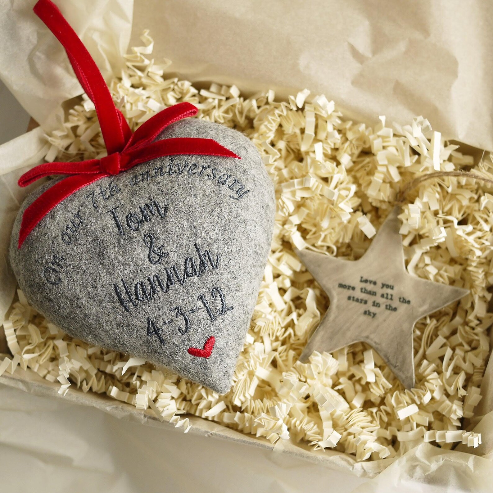 Wool Anniversary Gifts Gift For 7th Wedding Anniversary Etsy UK
