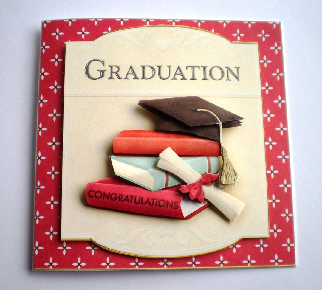 Handmade Graduation Card - Etsy