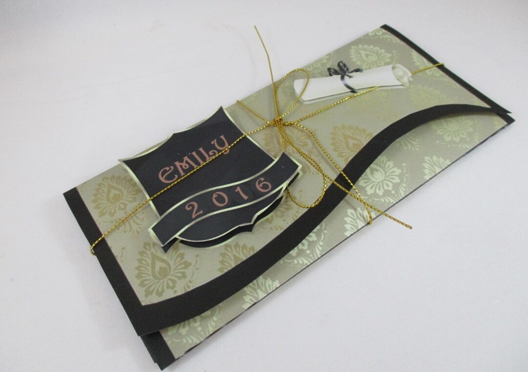 Handmade Money ,gift Card Wallet for Graduation,3d - Etsy