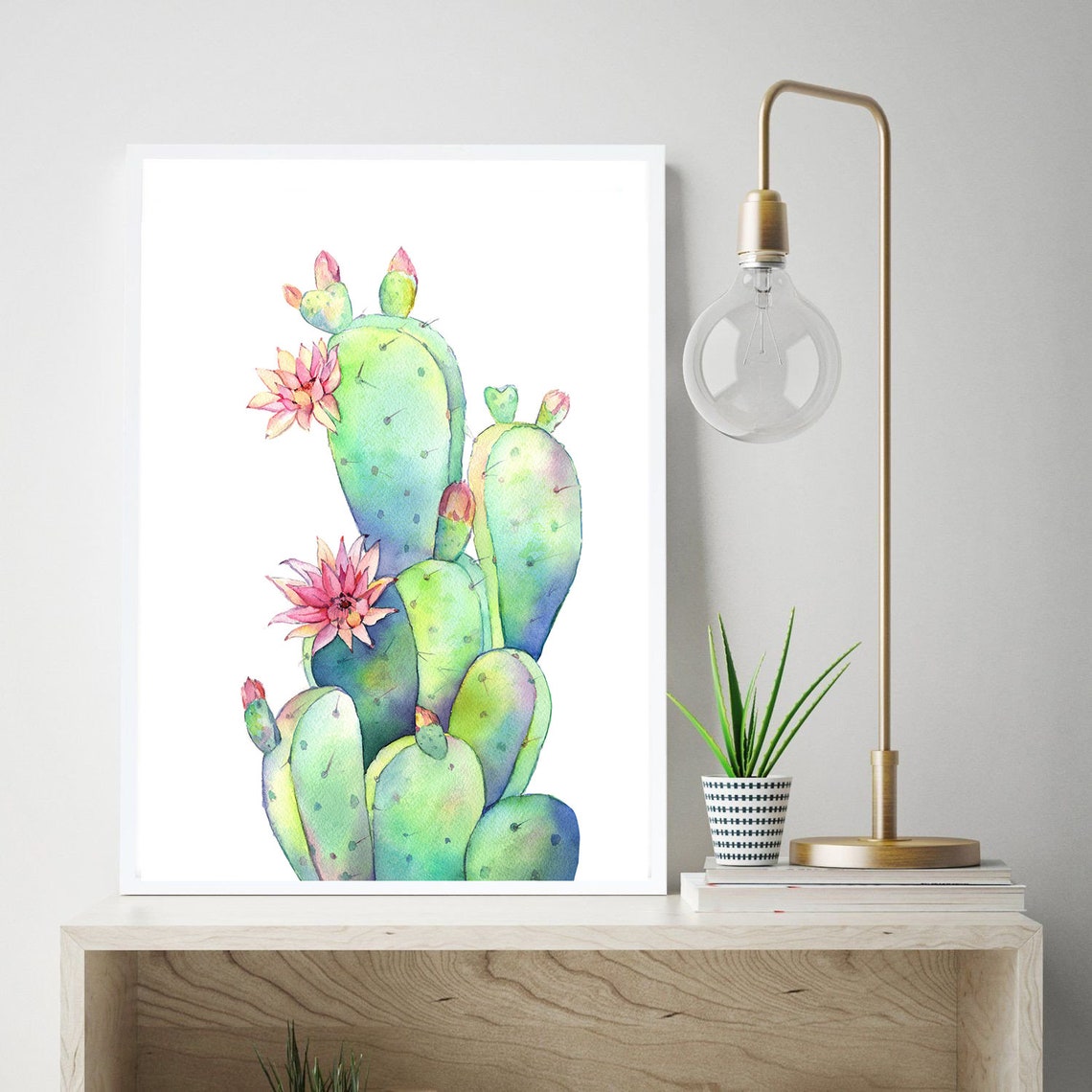 Cactus Wall Art Decor Succulent Print Cactus Poster - Etsy Canada