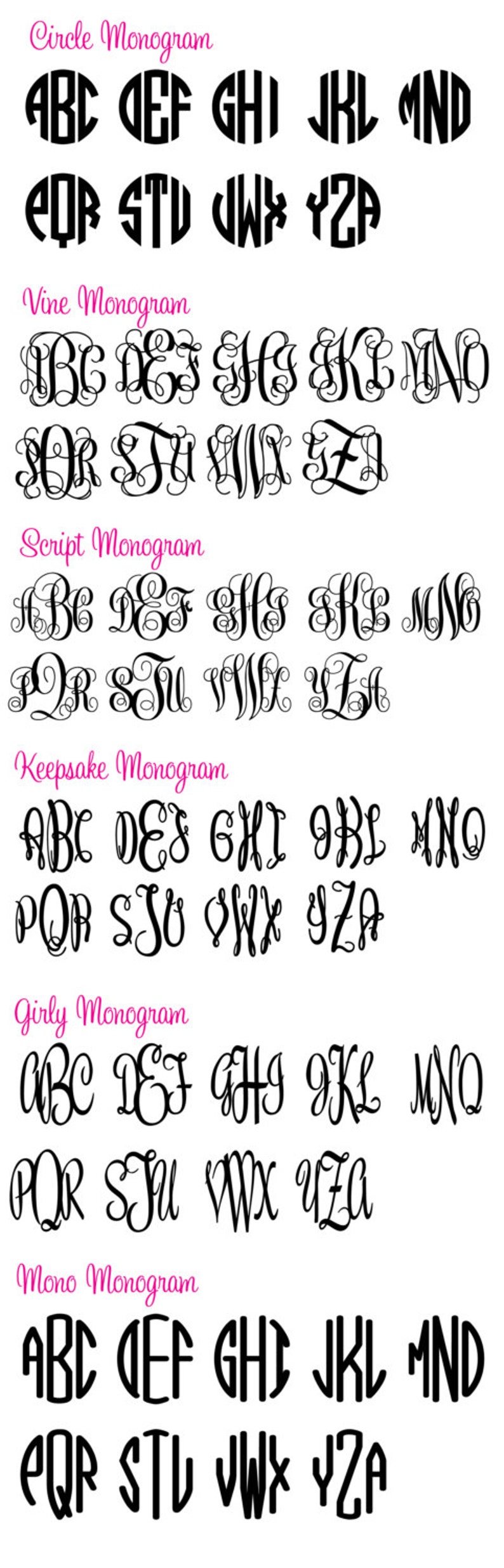 Personalized Monogrammed License Plate Car Tag Monogram - Etsy