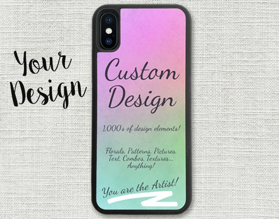 Iphone XR Case Your Custom Design Iphone X Case Custom | Etsy