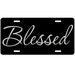 Blessed Car Tag Front License Plate Christian Religious, Art License ...