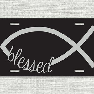 Christian License Plate Christian Car Tags Christian Gifts front ...