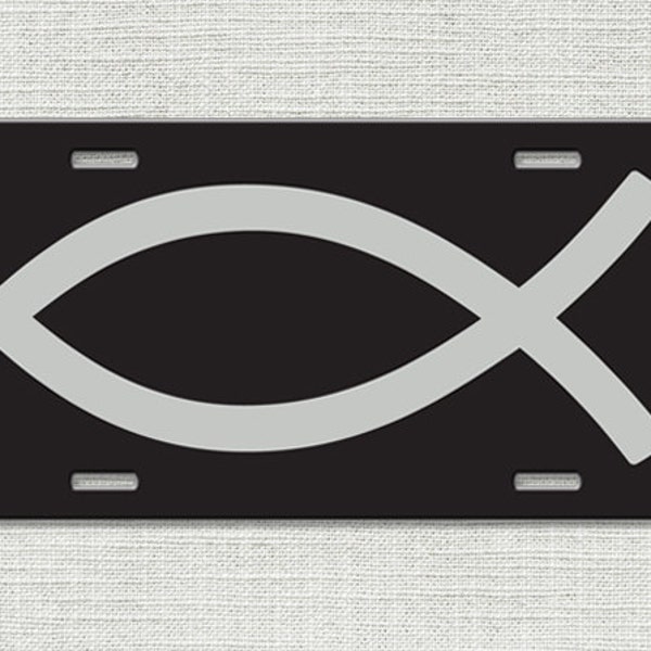 Vanity Plate With Fish - Etsy