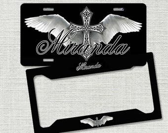 License Plate Angel Wings - Etsy