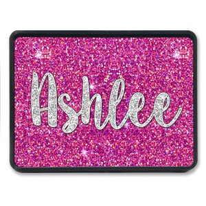 Pink Glitter Like Personalized Monogrammed License Plate Car Tag ...