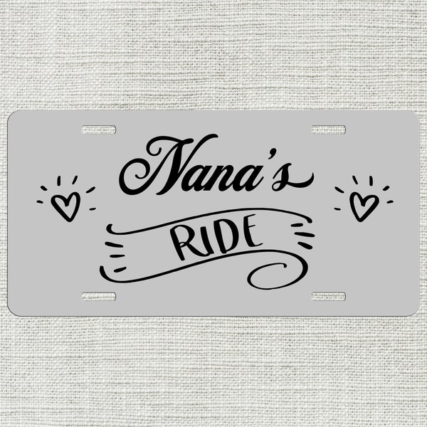 Nana License Plate - Etsy