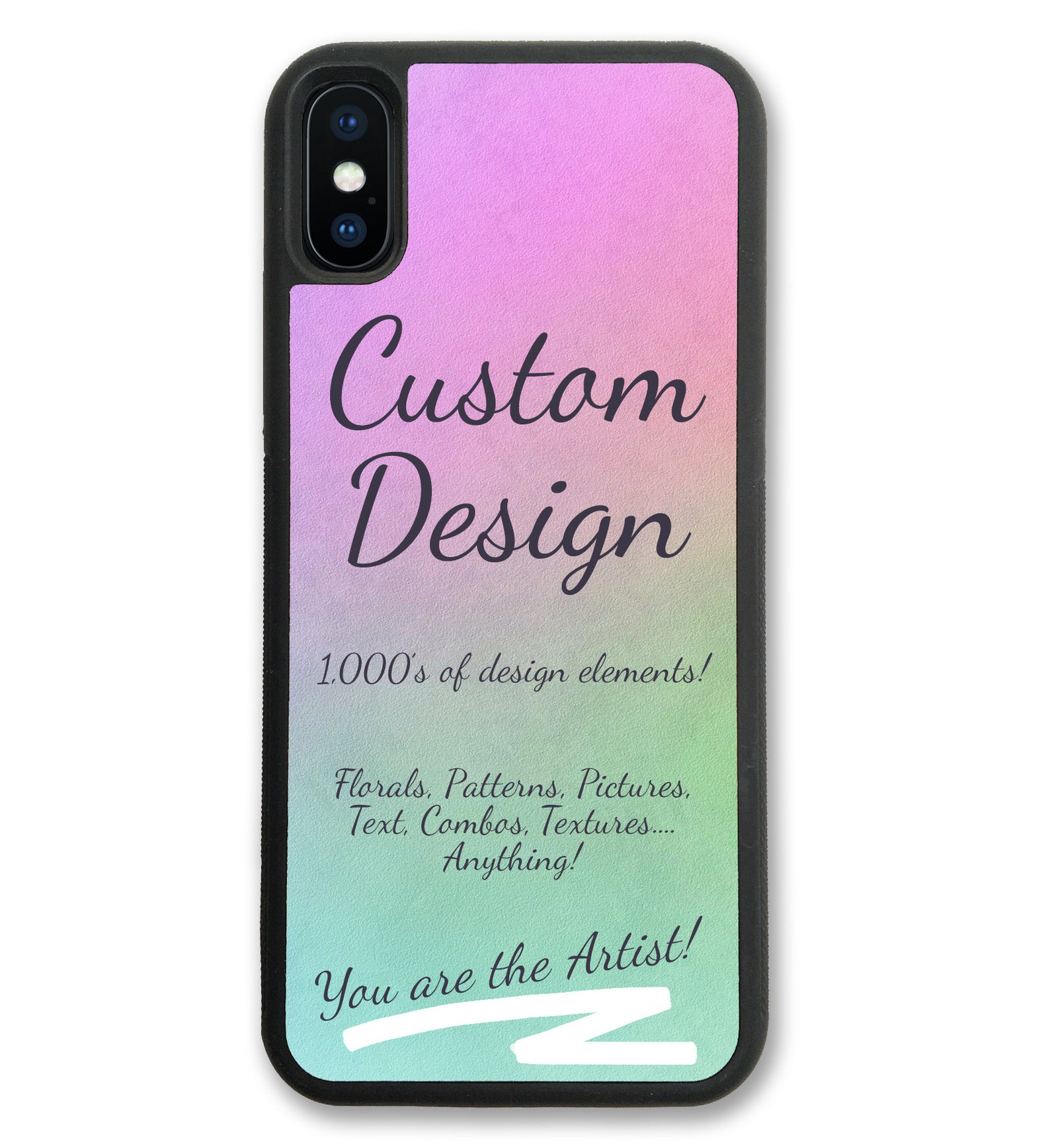 Iphone XR Case Your Custom Design Iphone X Case Custom | Etsy