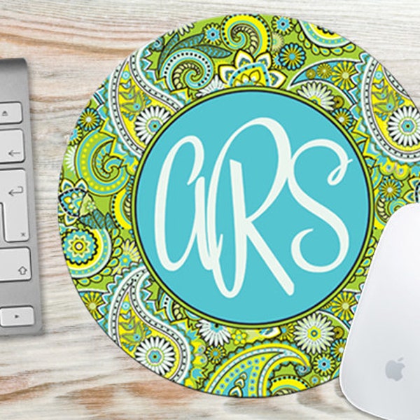 Lime Green Monogram - Etsy