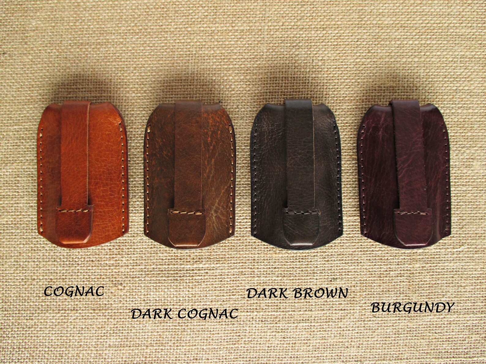 Leather Key Holder With Pull Strap Keychain Key Pouch - Etsy