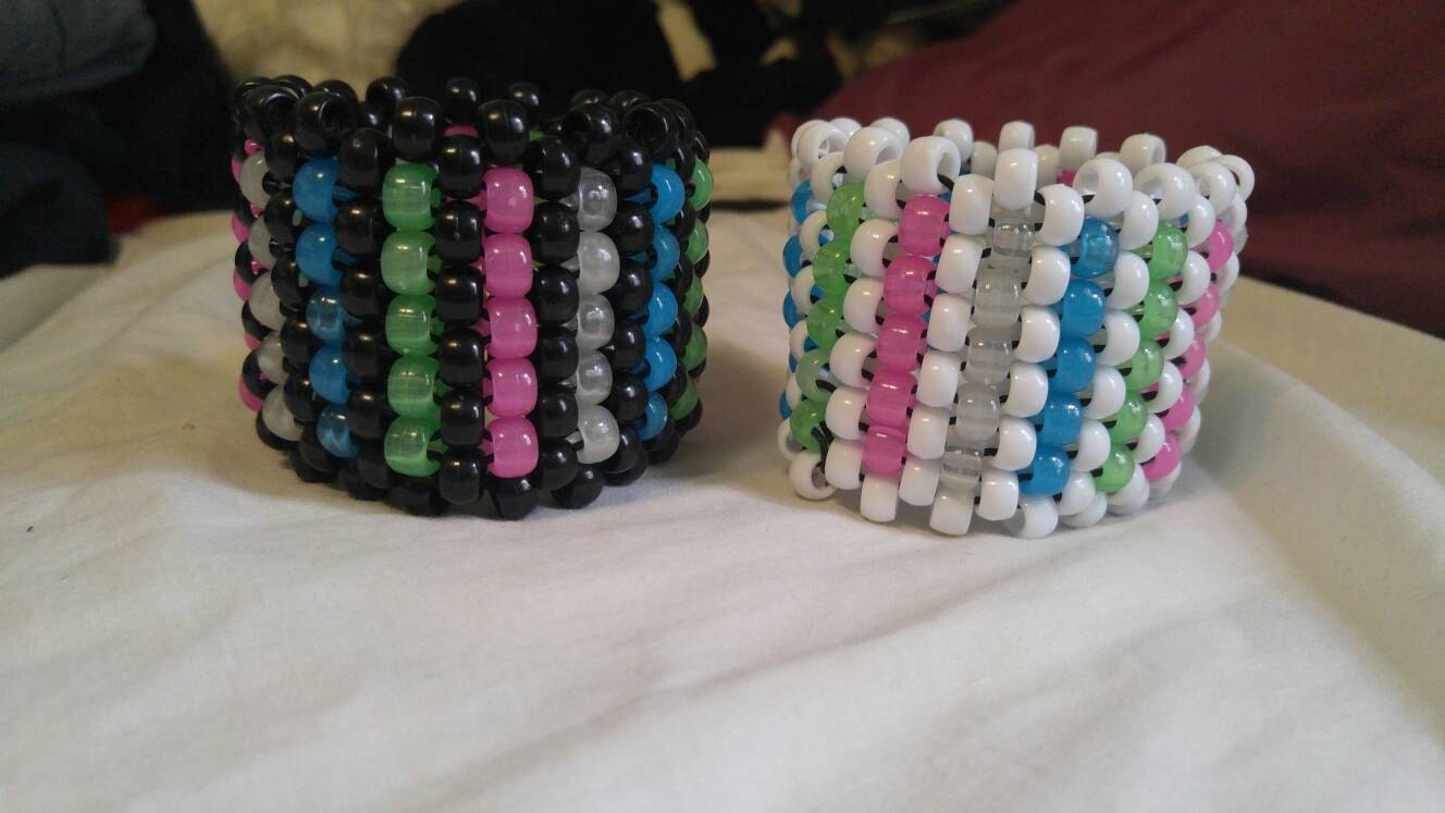 Glow-in-the-dark Kandi Cuff - Etsy