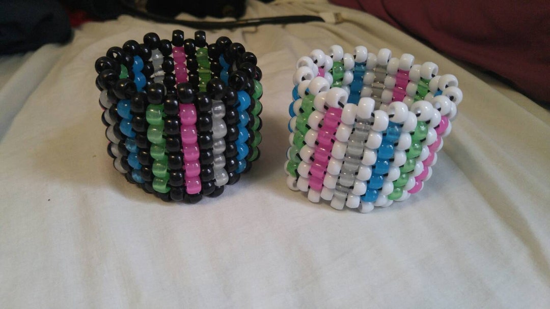 Glow-in-the-dark Kandi Cuff - Etsy