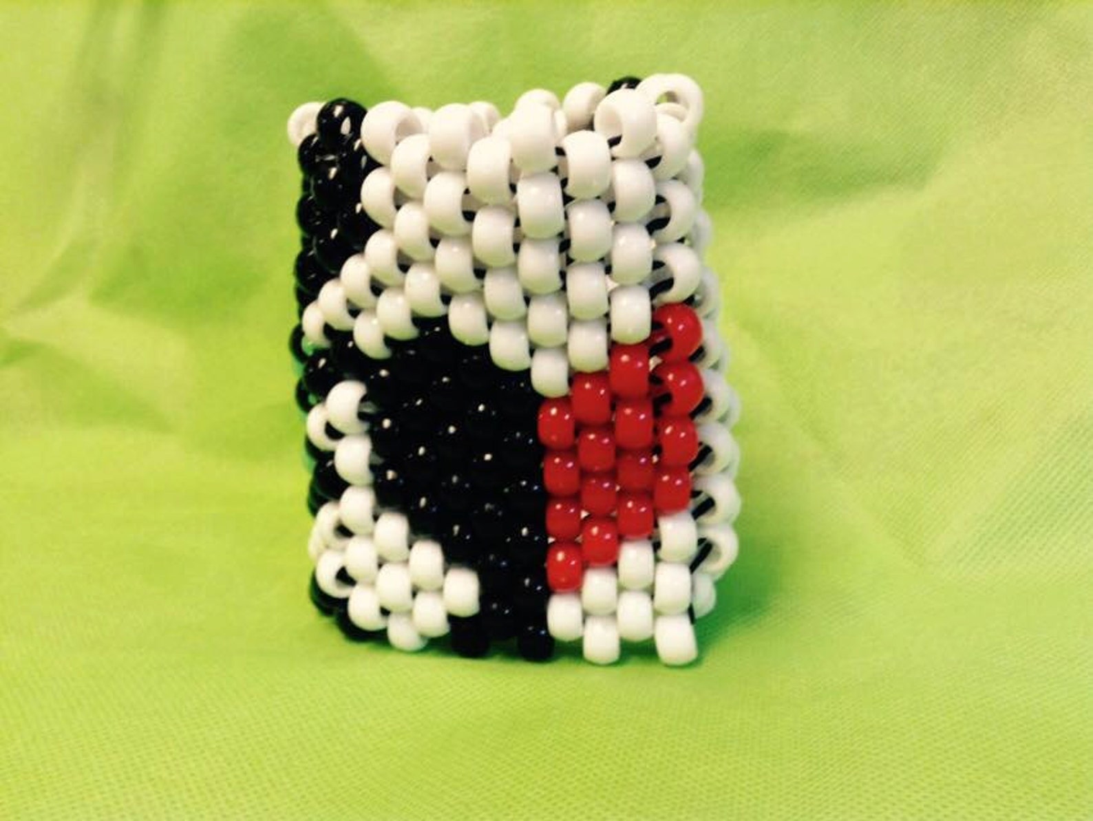 Toothless Kandi Cuff With Tail and Glow in the Dark Eyes - Etsy