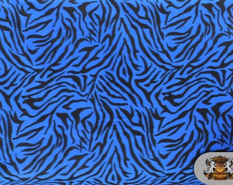 Blue zebra print | Etsy