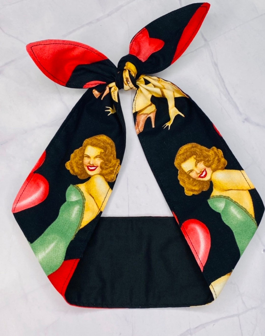 Sexy Pinup Girl Headband Head Scarf Vintage Pin-up Retro 50s - Etsy