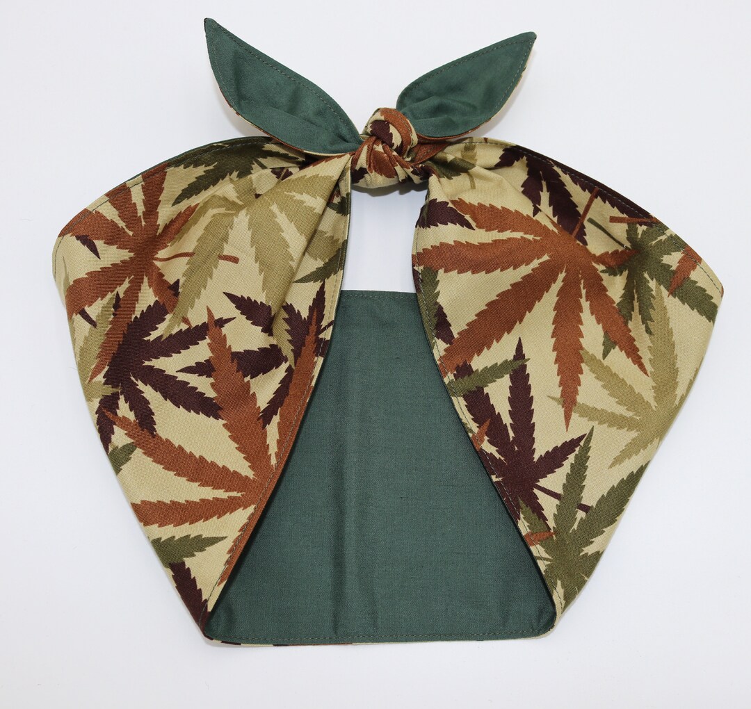 Headband Pot Leaf Weed 420 Head Wrap Scarf Marijuana Cannabis Camo ...