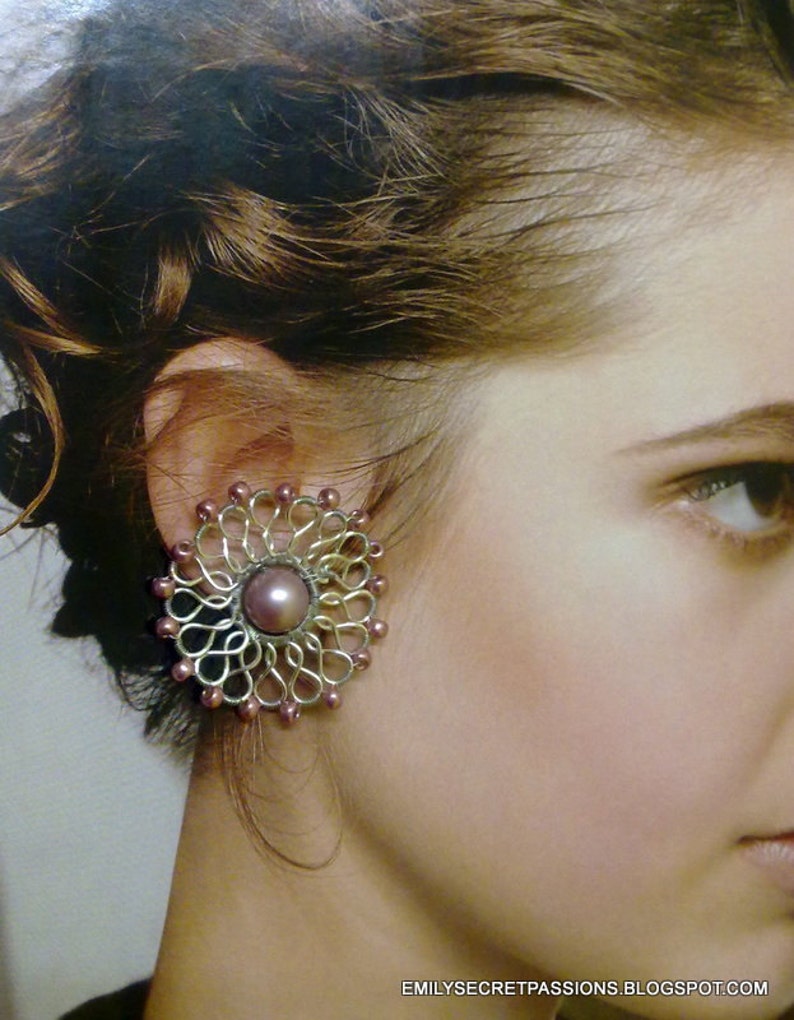 Daisy Lace Ear Studs Tutorial - Etsy