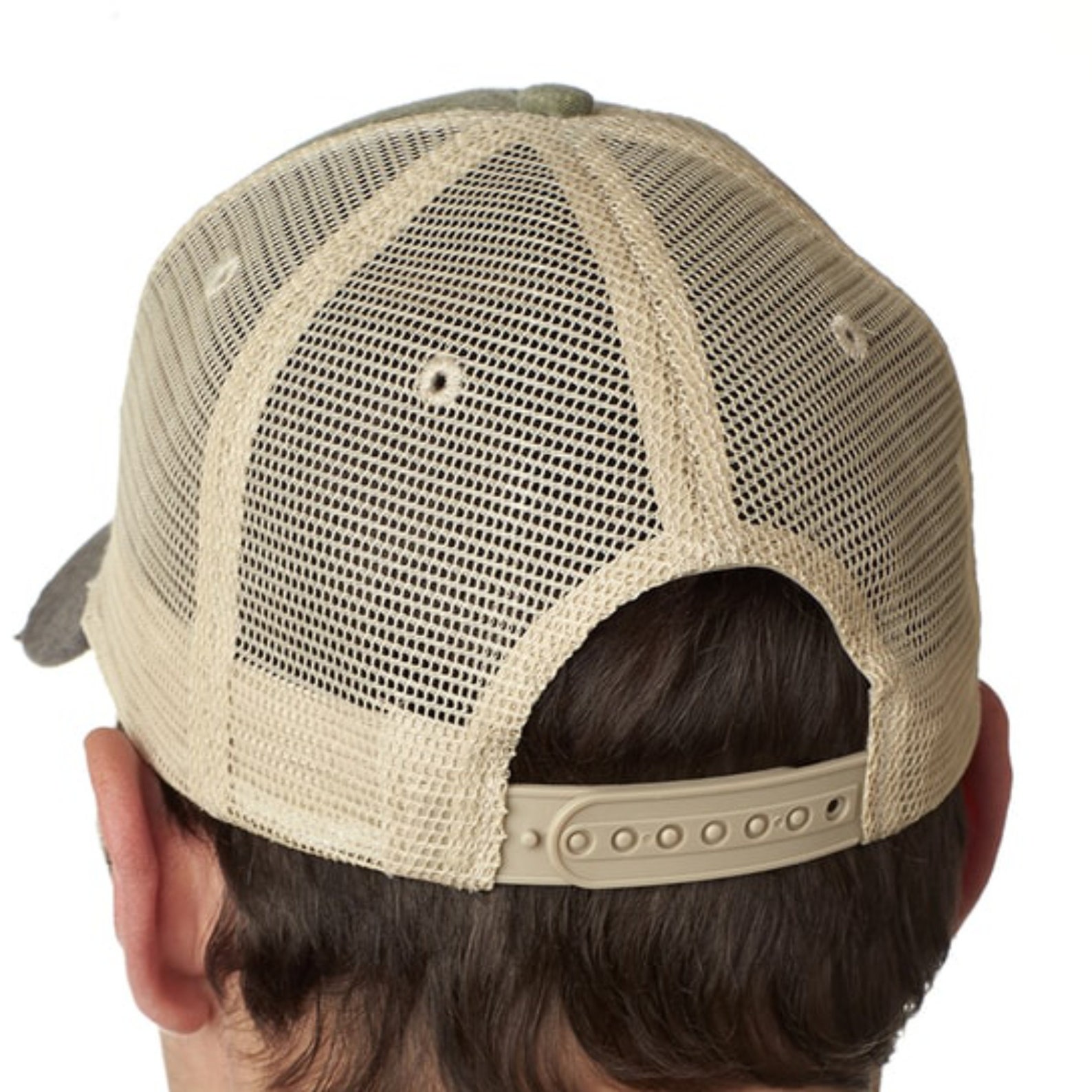 Monogrammed Embroidered Distressed Trucker Hat Mesh Back - Etsy