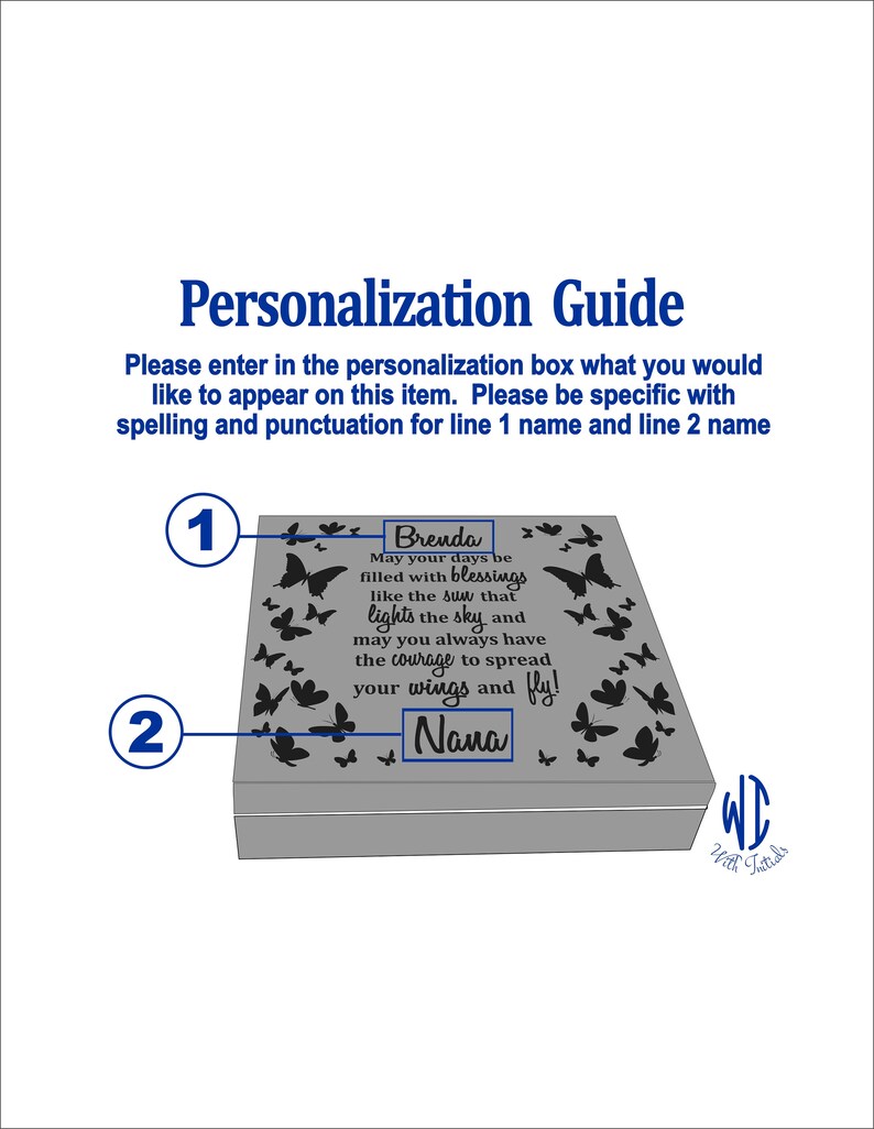 Wood Gift Box Engraved Inspirational Words for Girl - Etsy