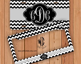 Chevron License Plate - Etsy
