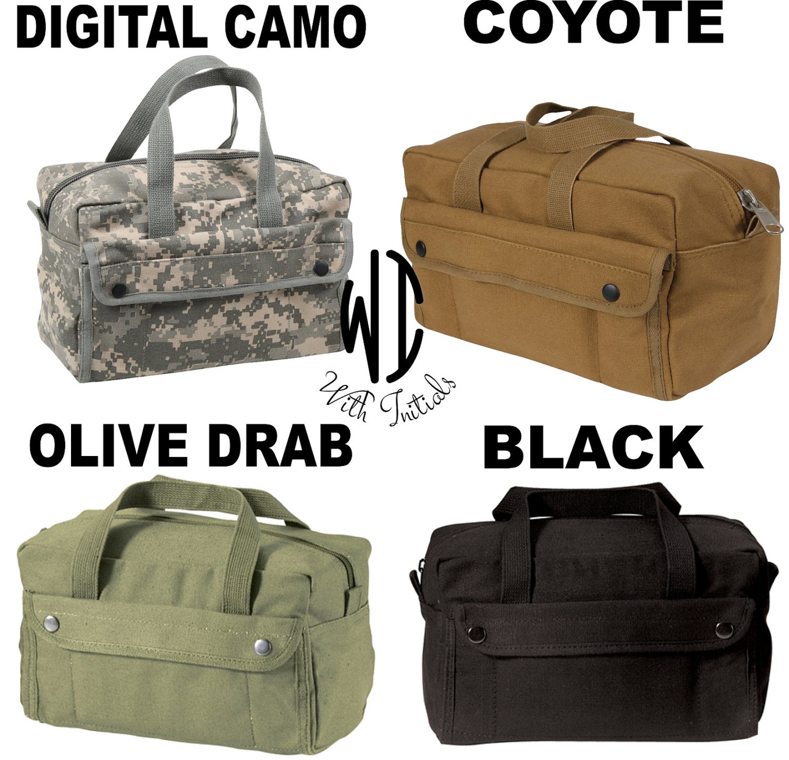 Set of 5 Personalized Mechanic Tool bag Heavy Weight | Etsy