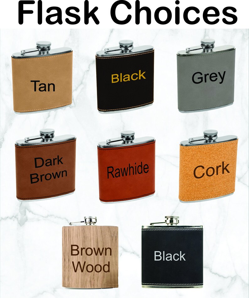 Personalized Flask Gift Set Wedding Party Engraved Flask | Etsy
