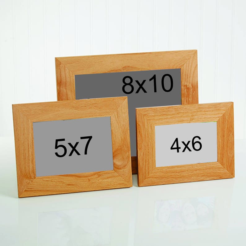 Engraved Personalized Baby Announcement Wood Picture Frame - Etsy