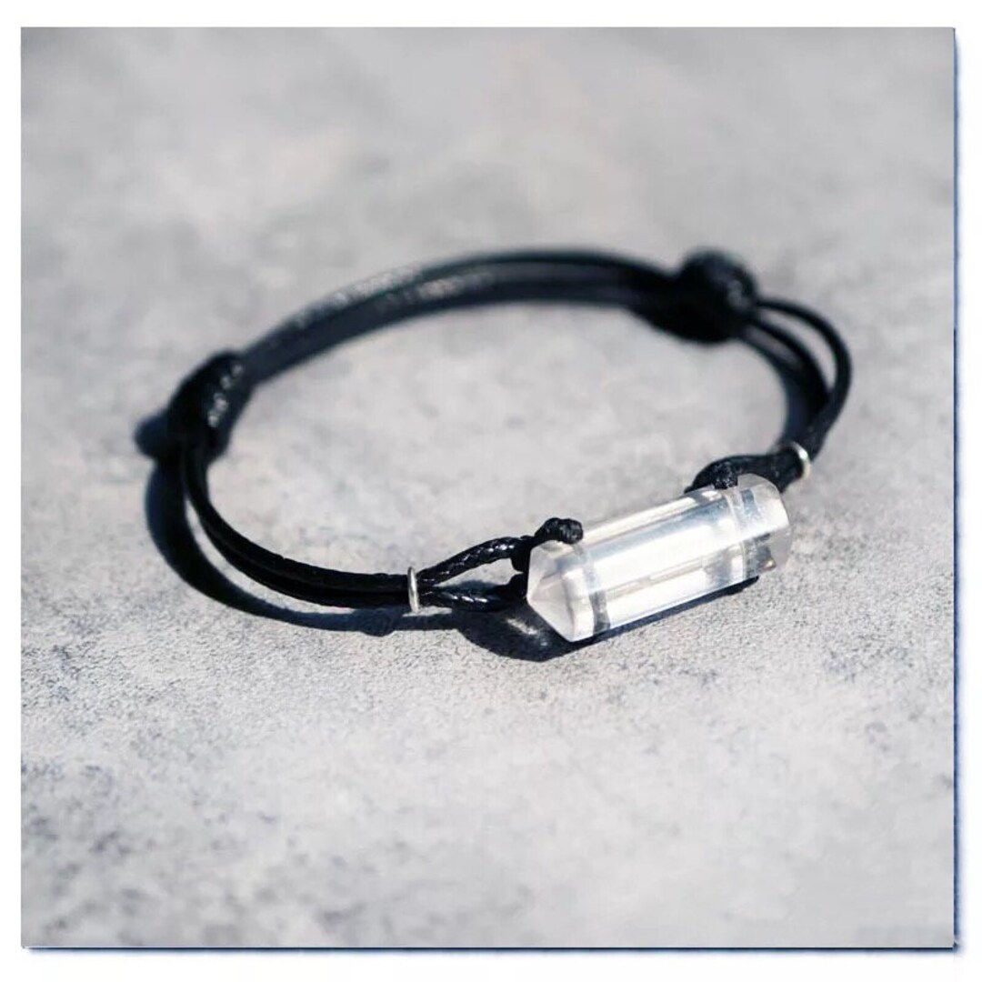 Couples Braceletraw Crystal Braceletclear Crystalwhite - Etsy