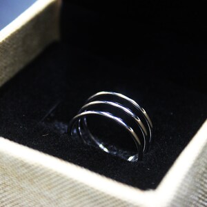 Three Line Adjustable Ring Midi Ring Knuckle Ring 925 Sterling - Etsy